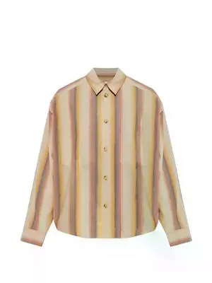 Isabel Marant Étoile Vertical Stripe Shirt - Neutrals