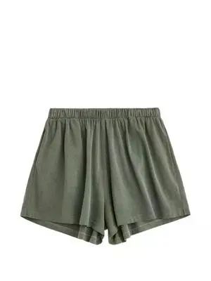 Our Legacy Gored Elasticated Shorts - Green