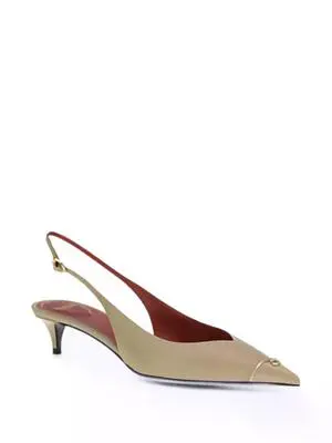Valentino Garavani Vlogo Heartip Slingback Pumps