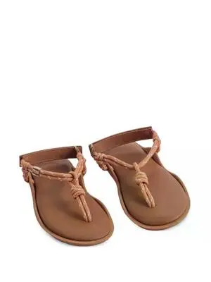 Flowze Flò Knot-detail Sandals - Brown