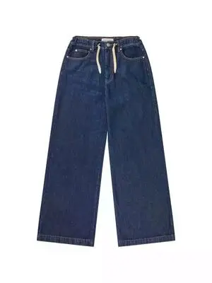 Munthe Drawstring Waist Jeans - Blue