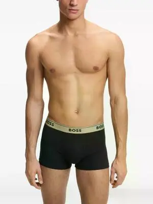 BOSS Logo-waistband Boxers - Black