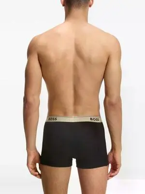 BOSS Logo-waistband Boxers - Black
