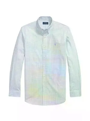 Polo Ralph Lauren Pony-embroidered Checked Shirt - Blue