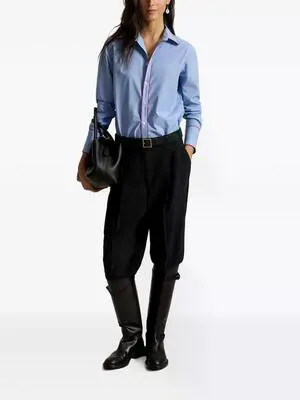 Polo Ralph Lauren Stretch Shirt With Contrast Piping