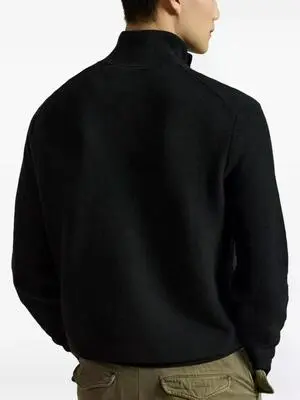 Polo Ralph Lauren Mesh-knit Quarter-zip Sweater