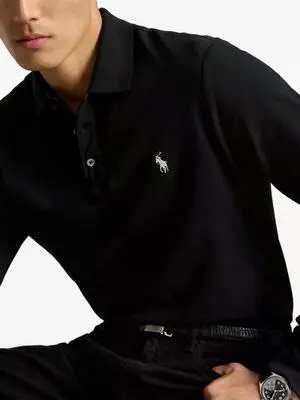 Polo Ralph Lauren Embroidered Pony Long-sleeve Polo Shirt