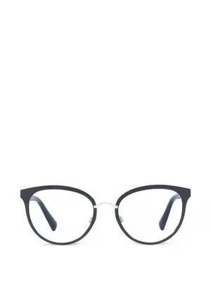 Valentino Garavani Logo Detail Eyeglasses - Blue