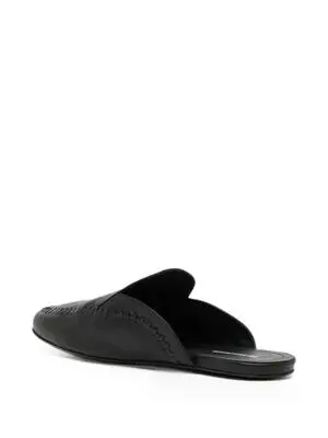 ANN DEMEULEMEESTER Whipstitch-trim Loafers
