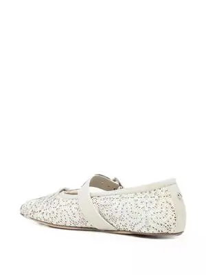 ANN DEMEULEMEESTER Laser-cut Buckle Ballet Flats