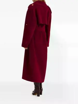 Alberta Ferretti Double-breasted Belted Coat
