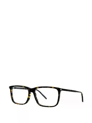 Saint Laurent Square-frame Glasses - Brown
