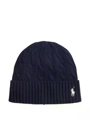 Polo Ralph Lauren Cable Knit Beanie - Blue