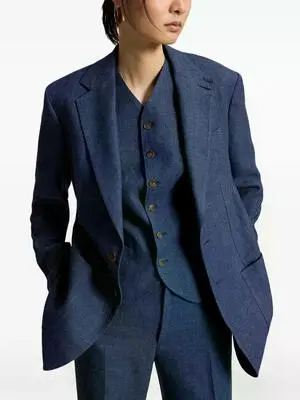 Polo Ralph Lauren Single-breasted Linen Blazer