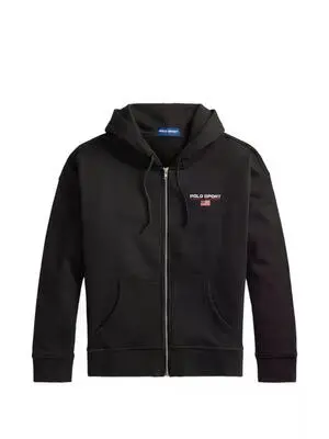 Polo Ralph Lauren Polo Sport Logo-embroidered Hoodie - Black
