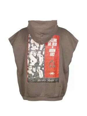 PALY Dr. Blue Distressed Graphic Hoodie