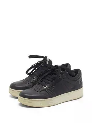 JIMMY CHOO Hawaii/f Sneakers With Star Perforations - Black
