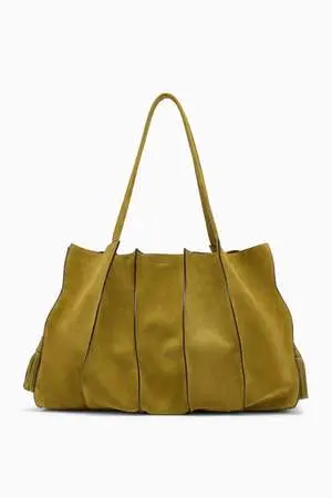 Ulla Johnson Adria Large Tote Handbag - Olive