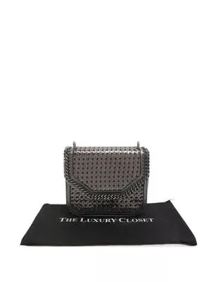 Stella McCartney Falabella Box Woven Crossbody Bag - Red