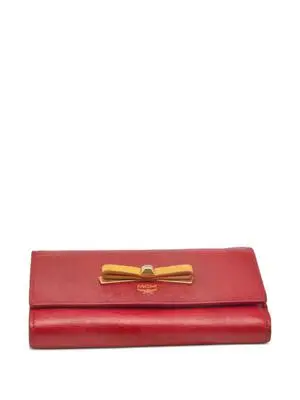 Mcm Bow Trifold Wallet