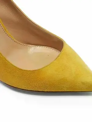 SERGIO ROSSI Suede Pointed Toe Stiletto Pumps