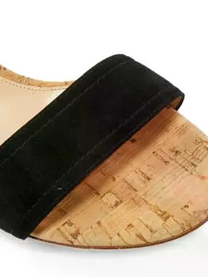 GIANVITO ROSSI Cork Wedge Sandals