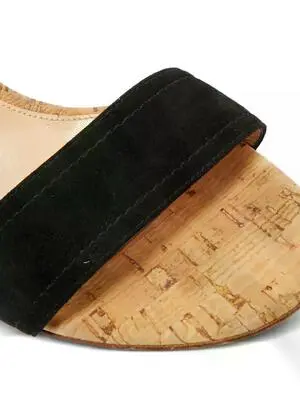 GIANVITO ROSSI Cork Wedge Sandals