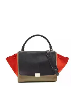 Celine Medium Trapeze Tote Bag - Red