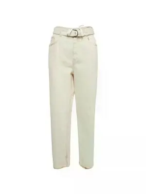 Brunello Cucinelli Belted Jeans - Neutrals
