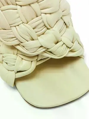 Bottega Veneta Intrecciato Square-toe Sandals