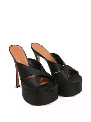 Amina Muaddi Dalida Platform Sandals