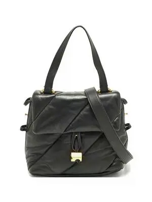 Off-White Quilted Nailed Shoulder Bag