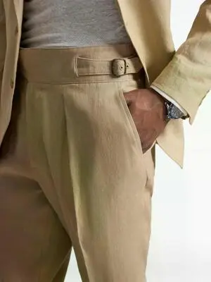 Polo Ralph Lauren Pleated Buckle-waistband Trousers