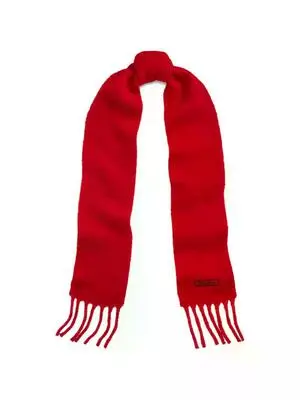 Polo Ralph Lauren Fringed Logo-embroidered Scarf
