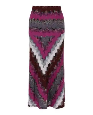 Missoni Chevron Print Midi Skirt - Multicolor