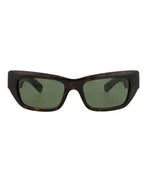 Gucci Cat Eyeframe Recycled Acetate Sunglasses Havana Havana Green - Multicolor