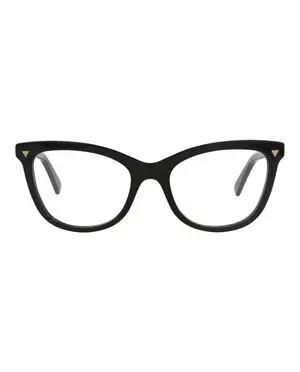 Bottega Veneta Cat Eyeframe Recycled Acetate Optical Frames Black Black Transparent - Multicolor