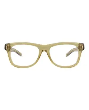 Gucci Squareframe Recycled Acetate Optical Frames Yellow Yellow Transparent - Multicolor
