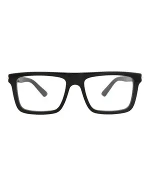 Gucci Squareframe Recycled Acetate Optical Frames Black Black Transparent - Multicolor