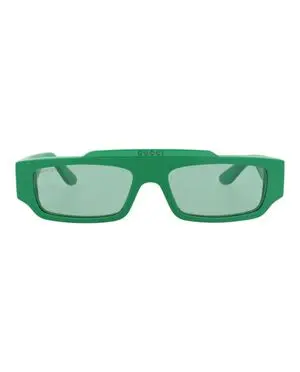 Gucci Squareframe Recycled Acetate Sunglasses Green Green Green - Multicolor