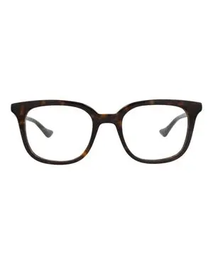 Gucci Squareframe Recycled Acetate Optical Frames Havana Havana Transparent - Multicolor