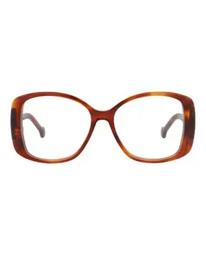 Gucci Roundframe Acetate Optical Frames Havana Havana Transparent - Multicolor