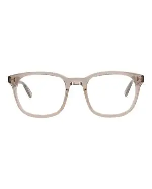 Saint Laurent Roundframe Acetate Optical Frames Brown Brown Transparent - Multicolor