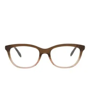 Alexander McQueen Squareframe Acetate Optical Frames Brown Brown Transparent - Multicolor