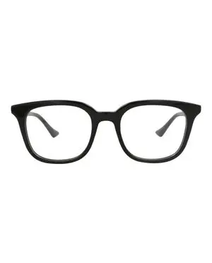 Gucci Squareframe Recycled Acetate Optical Frames Black Black Transparent