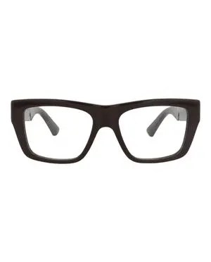 Bottega Veneta Squareframe Acetate Optical Frames Brown Brown Transparent - Multicolor