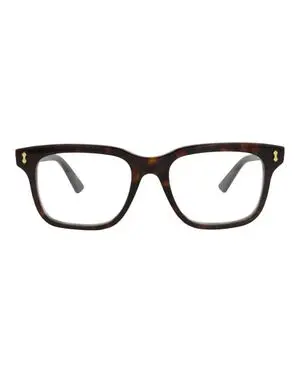 Gucci Squareframe Recycled Acetate Optical Frames Havana Havana Transparent - Multicolor