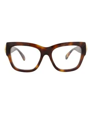 Gucci Squareframe Recycled Acetate Optical Frames Havana Havana Transparent - Multicolor
