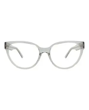 Balenciaga Cat Eyeframe Acetate Optical Frames Grey Grey Transparent - Multicolor