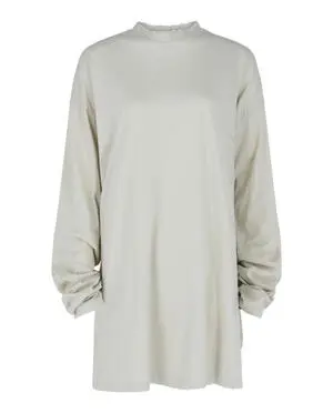 Balenciaga Long Sleeve Oversized Distressed T-shirt - Shell Black
